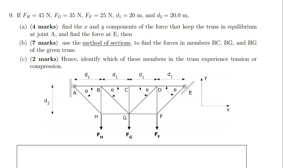 Solved 9. If Fu = 45 N, FG = 35 N, FF = 25 N, d = 20 m, and | Chegg.com