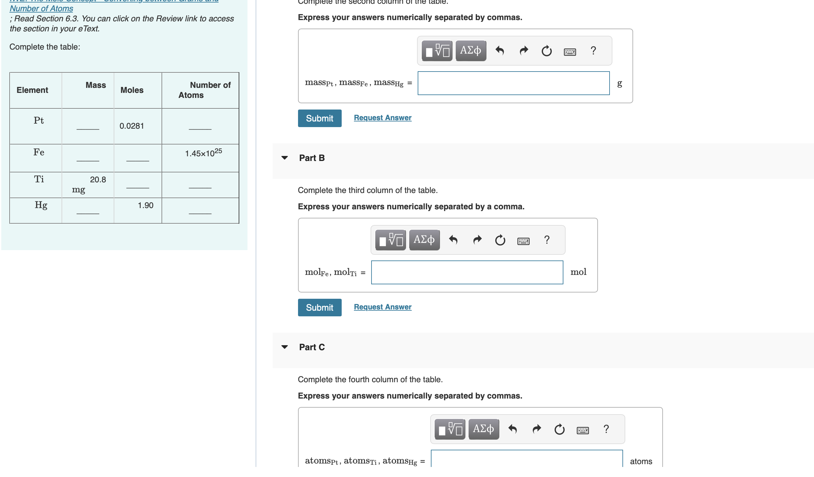 Solved please answer parts A, ﻿B, ﻿and C. ﻿They are all | Chegg.com
