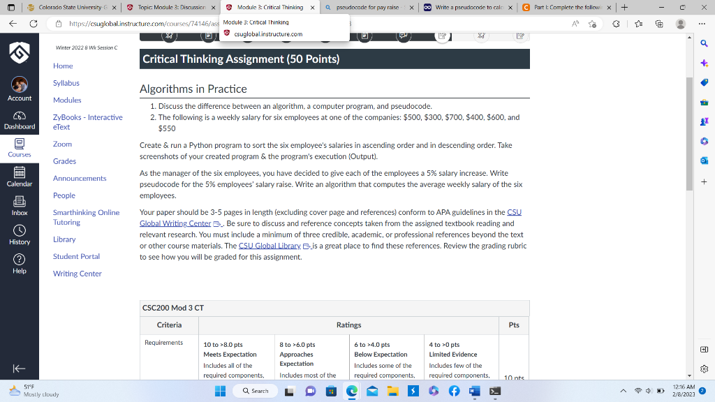 Solved I have completed most of this assignment myself. But | Chegg.com