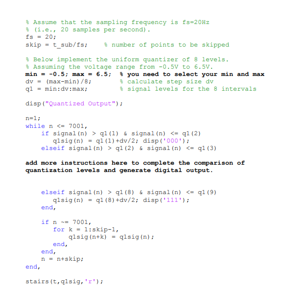 Solved Calculations: First determine the delta (step size) | Chegg.com