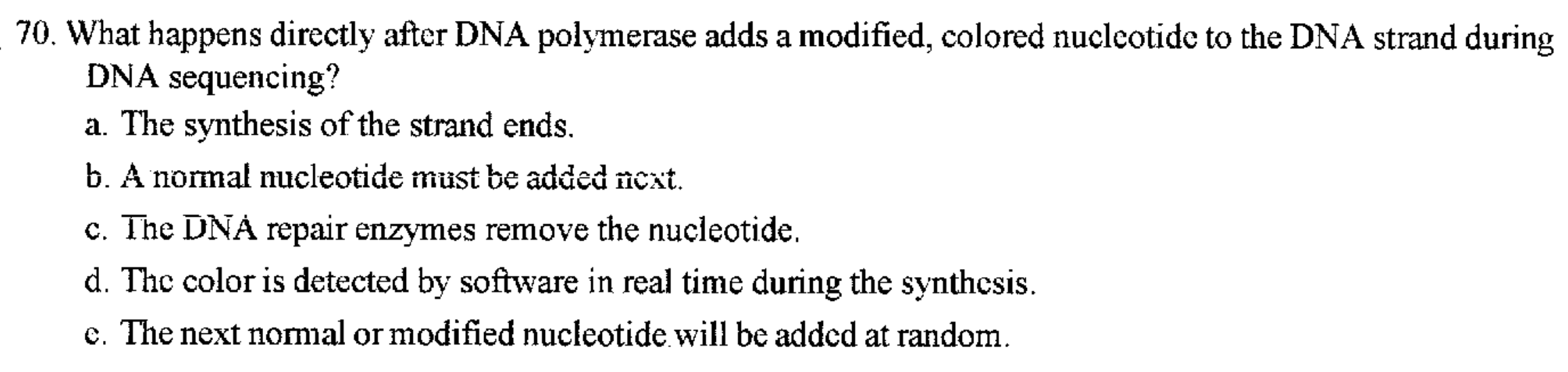 Solved What happens directly after DNA polymerase adds a | Chegg.com