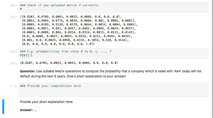 Python Homework 5: Financial Credit Rating | Chegg.com