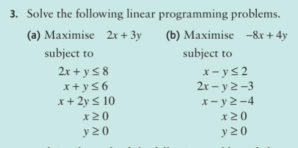 Solved 6. Show that the linear programming problem given in | Chegg.com