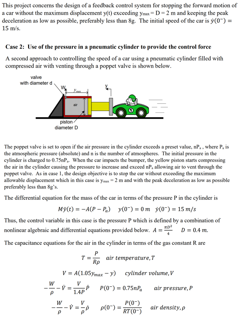 This project concerns the design of a feedback | Chegg.com