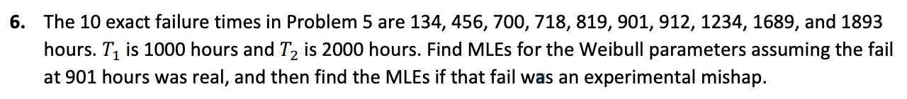 Please solve problem 6. I only show you problem 5 | Chegg.com