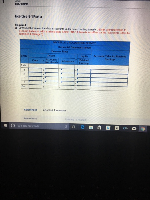 Solved Exercise 5-1 Accounting for bad debts: Allowance | Chegg.com