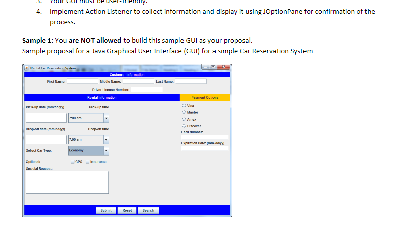 Solved Tasks: Research, design and build a complete Java | Chegg.com