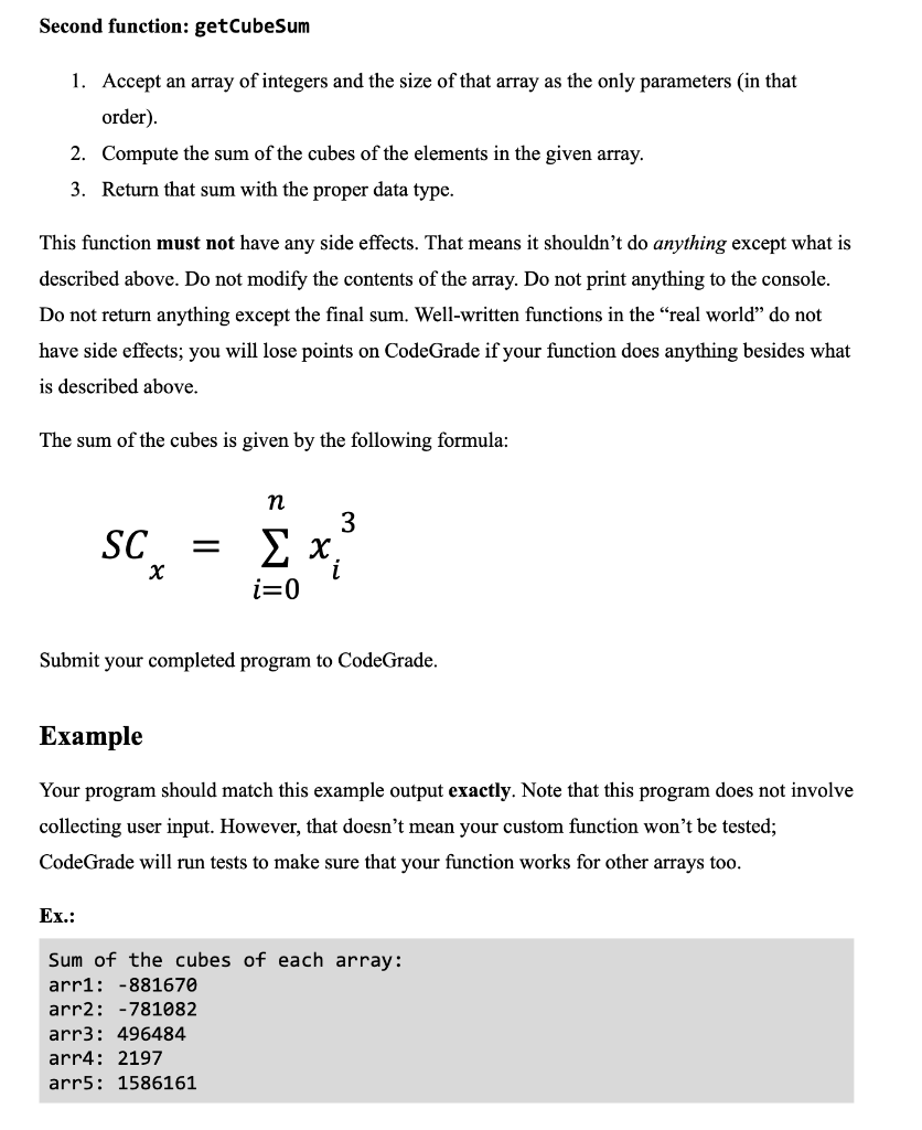 Solved Your Task In This Program Is To Create A Function 