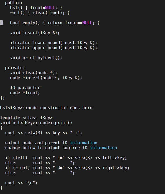 I need the code written for all sections that have | Chegg.com
