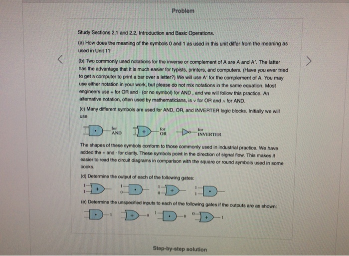 Solved (a) How does the meaning of the symbols o and 1 as | Chegg.com
