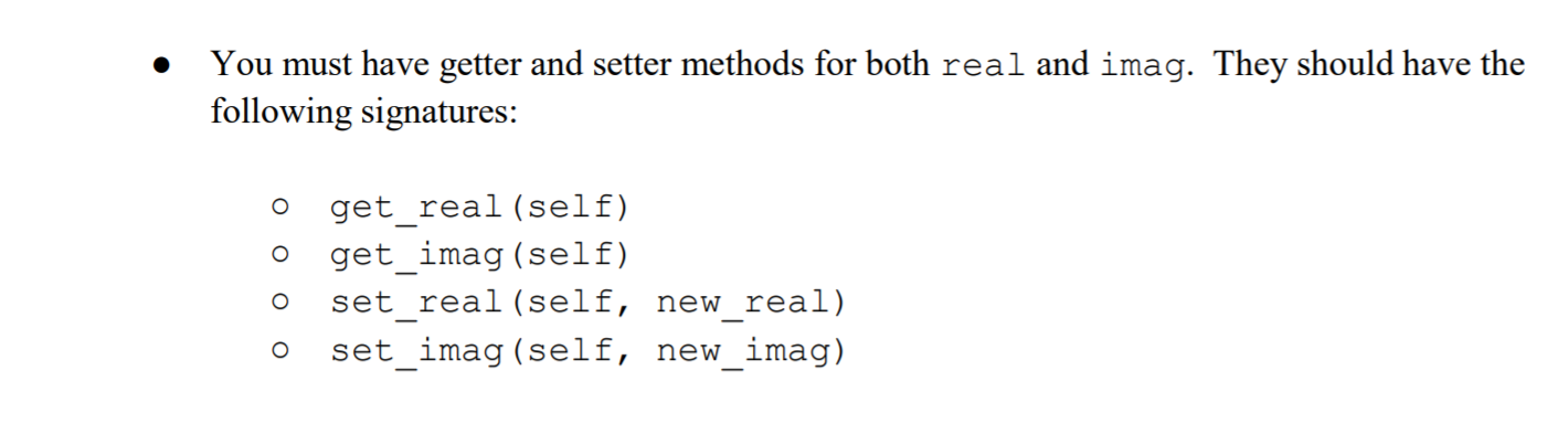 Solved Problem A. (10 points) Creating and using a Complex | Chegg.com