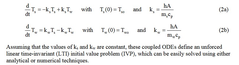 Solved Write eqns. (2a) and (2b) as a matrix IVP and solve | Chegg.com