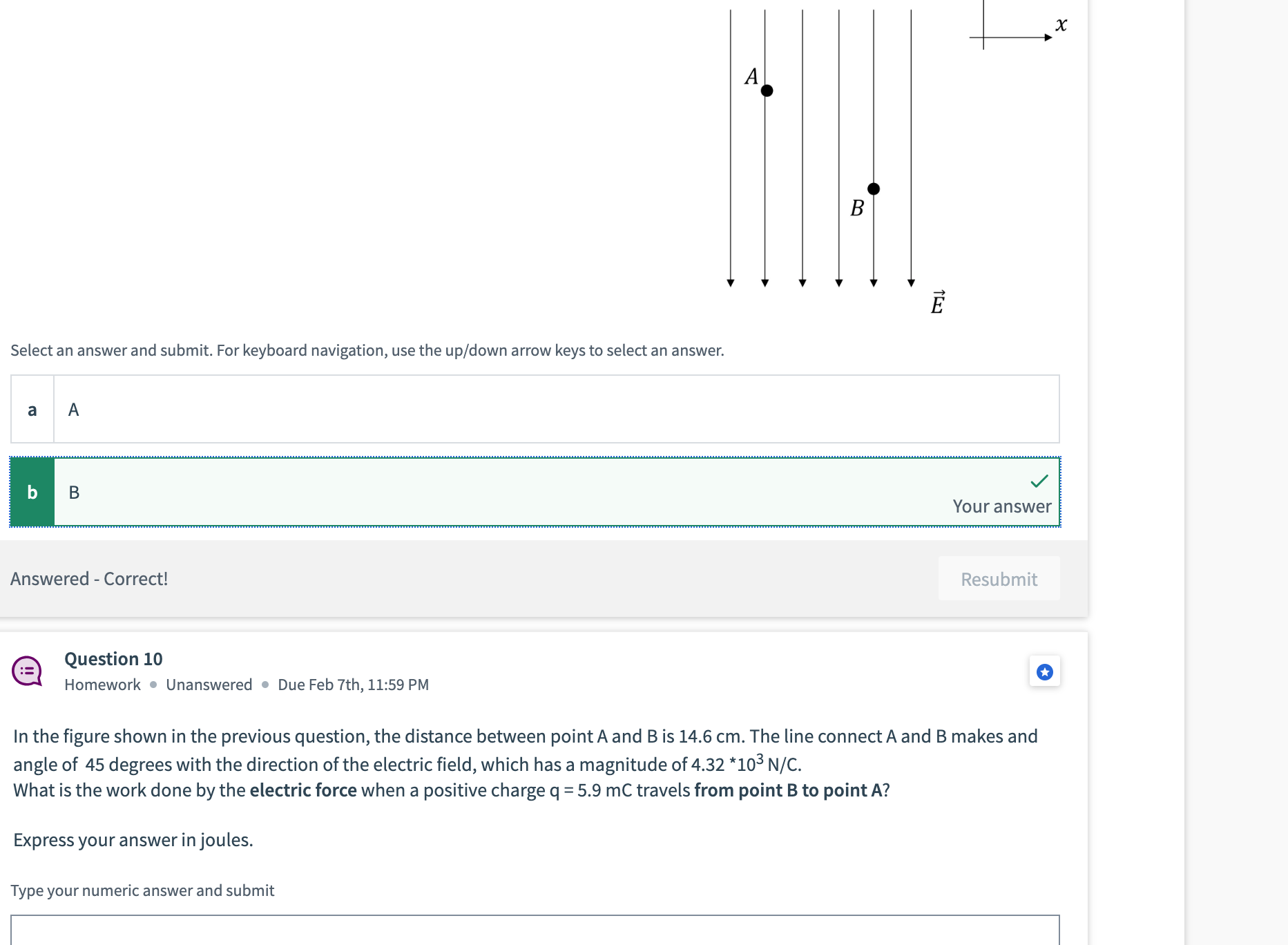 Solved Select an answer and submit. For keyboard navigation, | Chegg.com