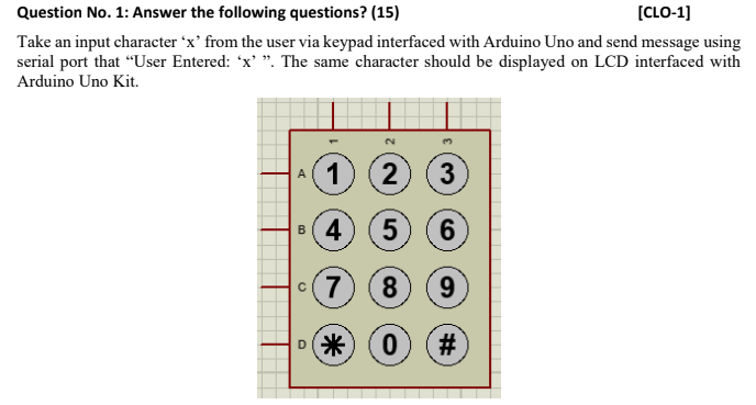 Solved Question No. 1: Answer the following questions? (15) | Chegg.com