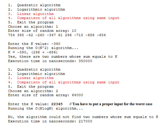 Solved IN Python, Your program first takes an input size | Chegg.com