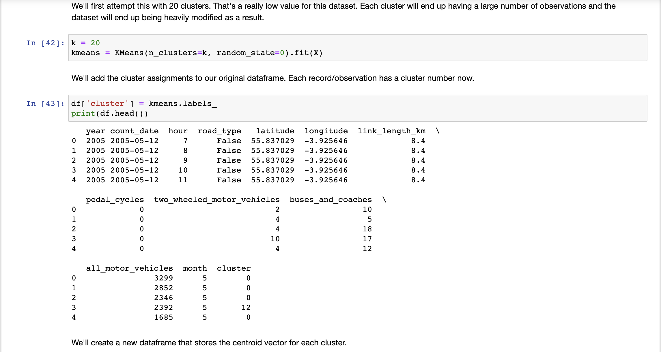 Solved In this lab we will use some traffic data from | Chegg.com