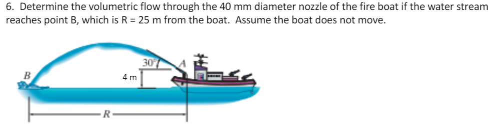 Solved 6. Determine the volumetric flow through the 40 mm | Chegg.com