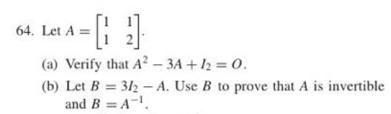 Solved In Exercises 67−74, find the matrix A, given the | Chegg.com