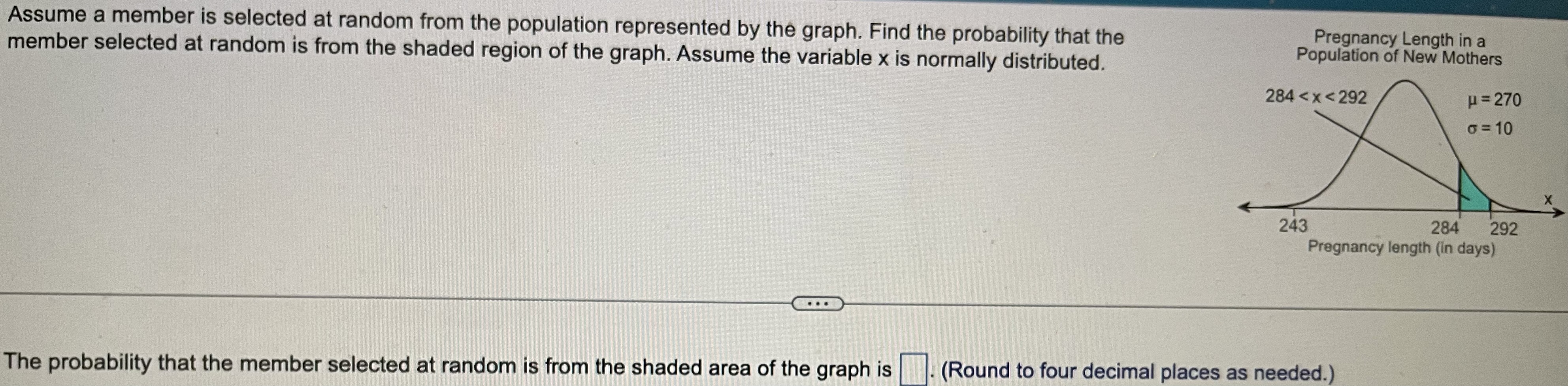 Solved Assume a member is selected at random from the | Chegg.com