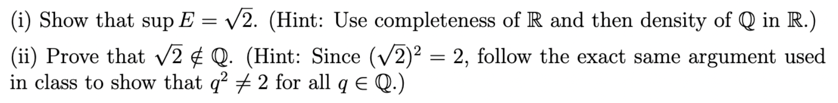 Solved please show both proofs | Chegg.com