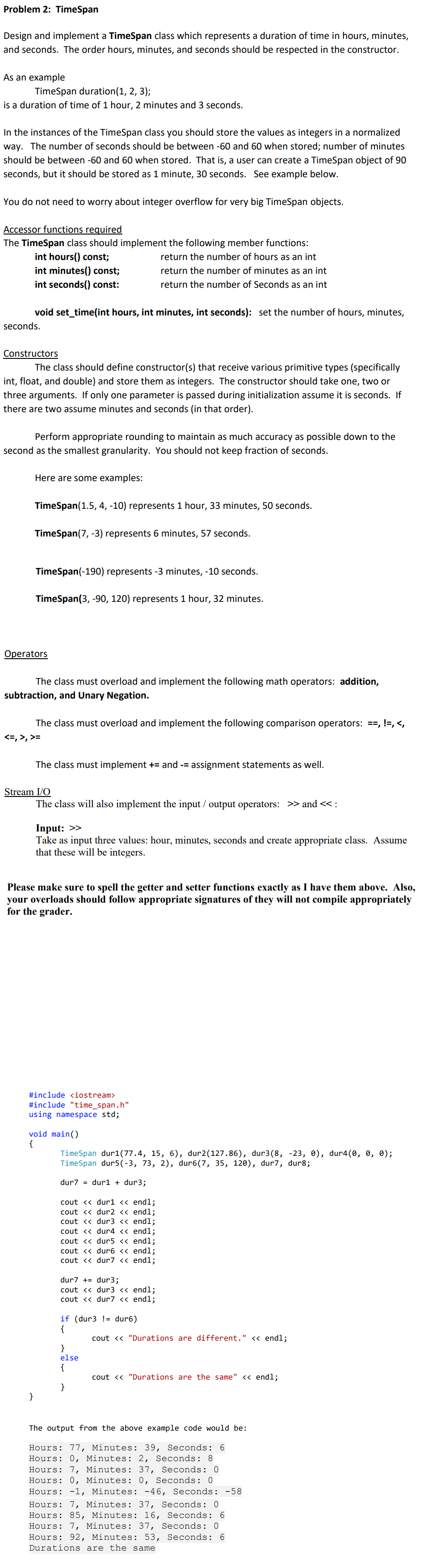 Solved CODE IN C++ Please take screenshots of the code | Chegg.com