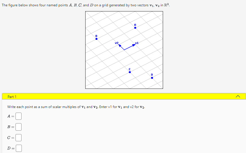 Solved The figure below shows four named points ArB,Cr and D | Chegg.com