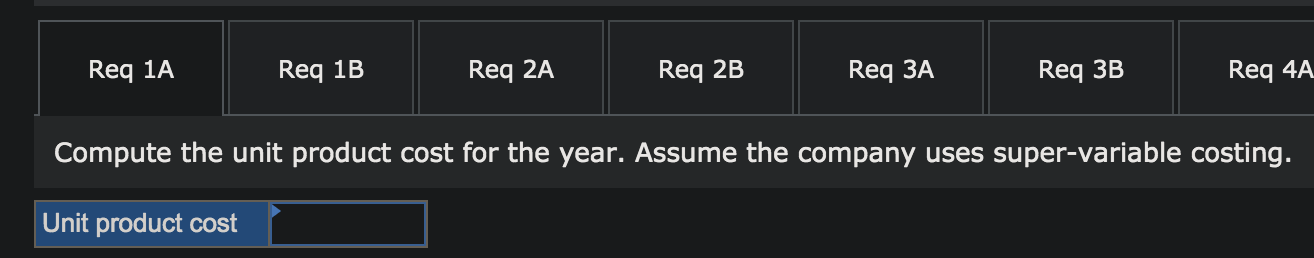 Solved Problem 6A-5 (Algo) Super-Variable Costing, Variable | Chegg.com