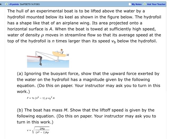 Solved The hull of an experimental boat is to be lifted | Chegg.com