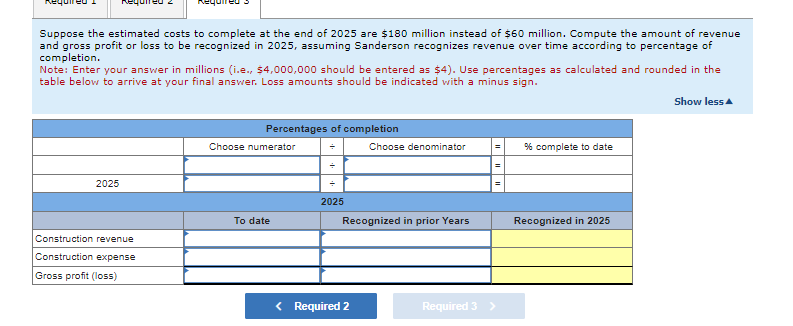 Solved Exercise 6-20 (Algo) Long-term contract; revenue | Chegg.com