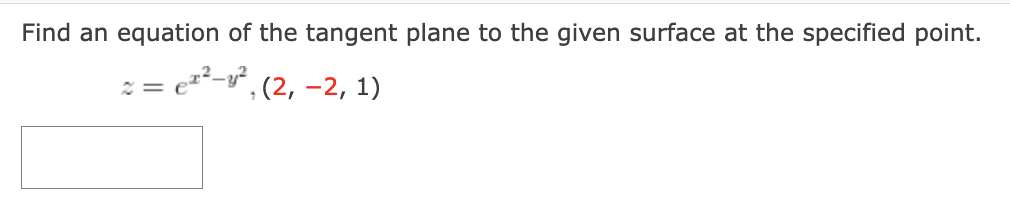 Solved Find an equation of the tangent plane to the given | Chegg.com