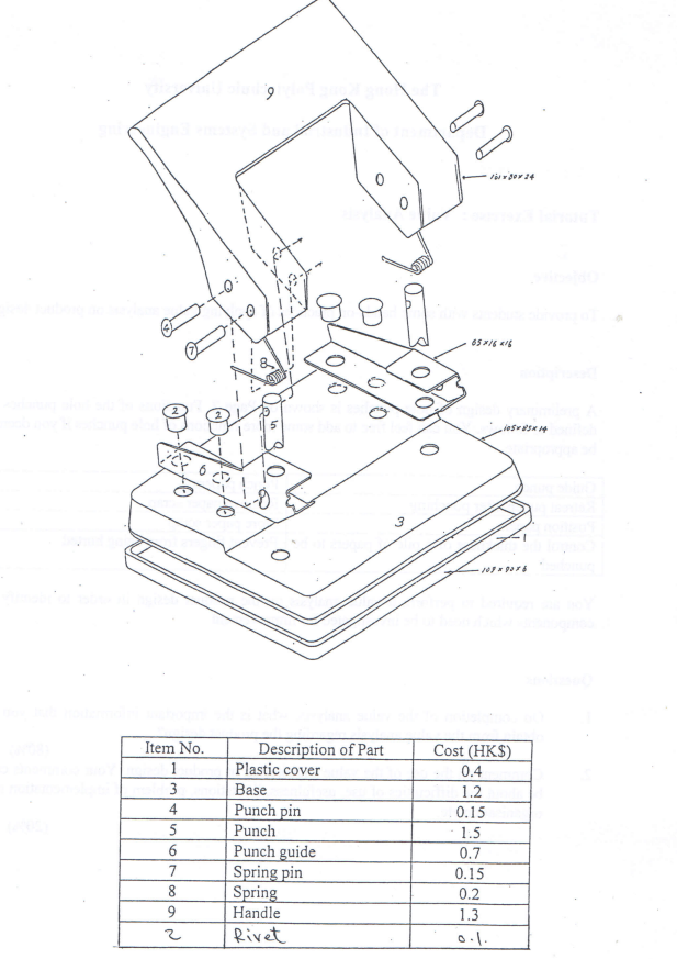 Solved Tutorial Exercise : Value Analysis Objective To | Chegg.com