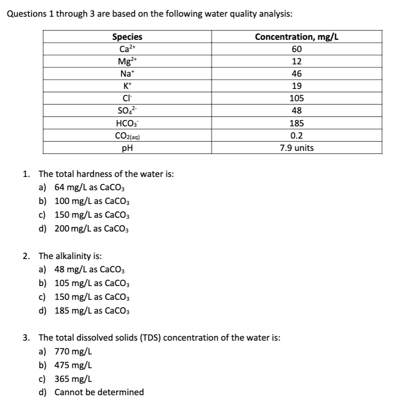 Solved Questions 1 ﻿through 3 ﻿are based on the following | Chegg.com