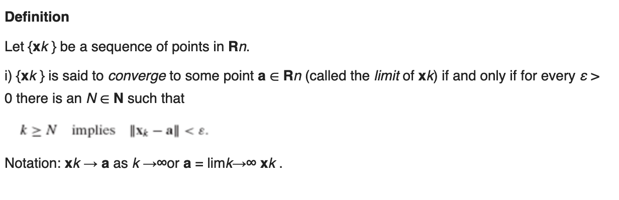 Solved Use the definition of convergence (i.e., Definition | Chegg.com