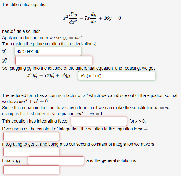 Solved The differential | Chegg.com