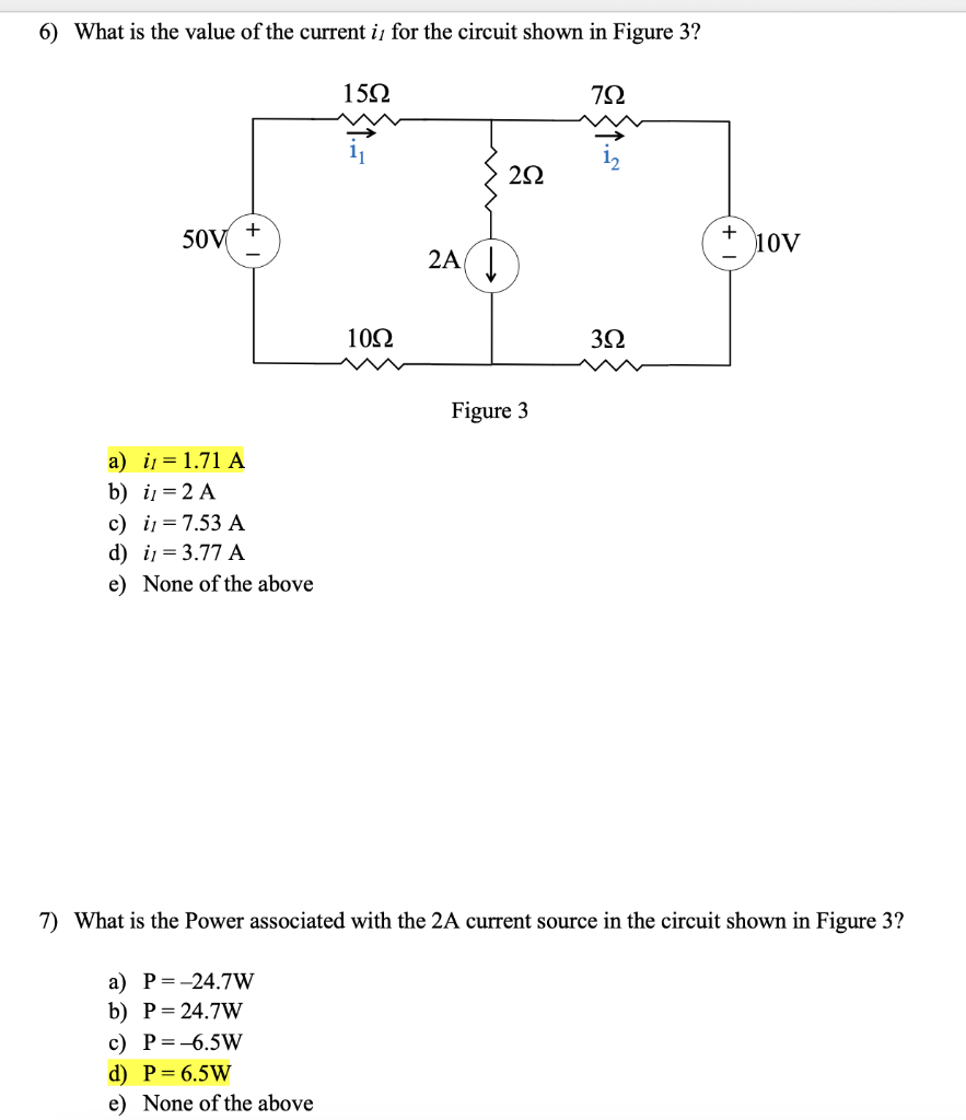 Solved PLEASE SOLVE THE FOLLOWING PROBLEM ONLY USING KCL | Chegg.com