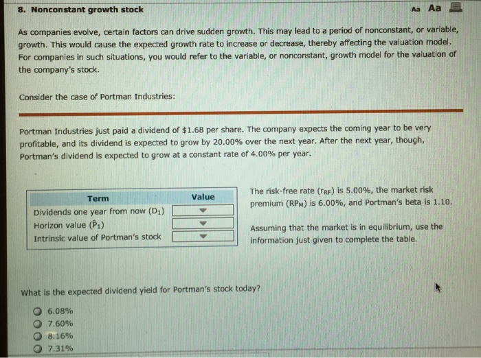 Solved As companies evolve, certain factors can drive sudden | Chegg.com