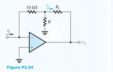 Solved Figure P2.34D 2.34 Assuming the op amp to be ideal, | Chegg.com