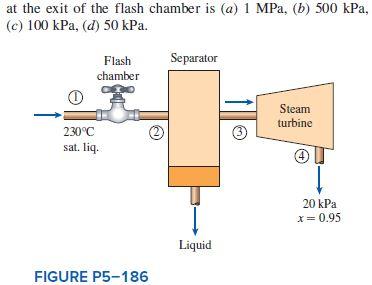 Solved 5-186 In a single-flash geothermal power plant, | Chegg.com