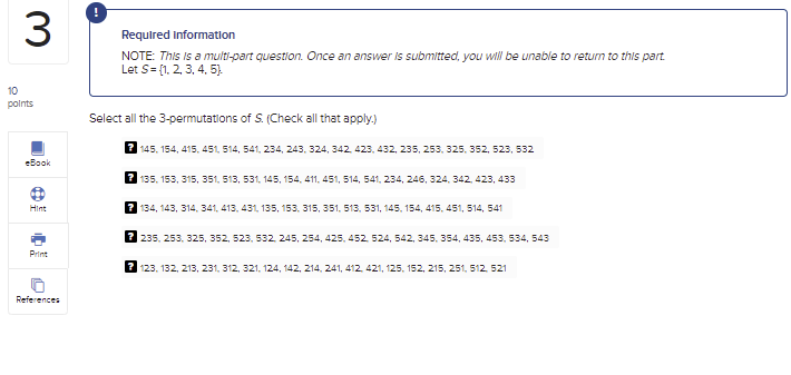 Solved 3 Required information NOTE: This is a multi-part | Chegg.com