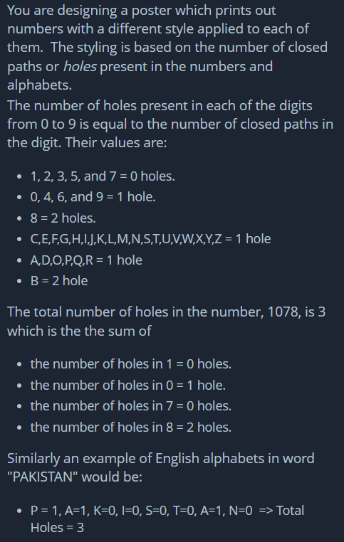 Solved You are designing a poster which prints out numbers | Chegg.com