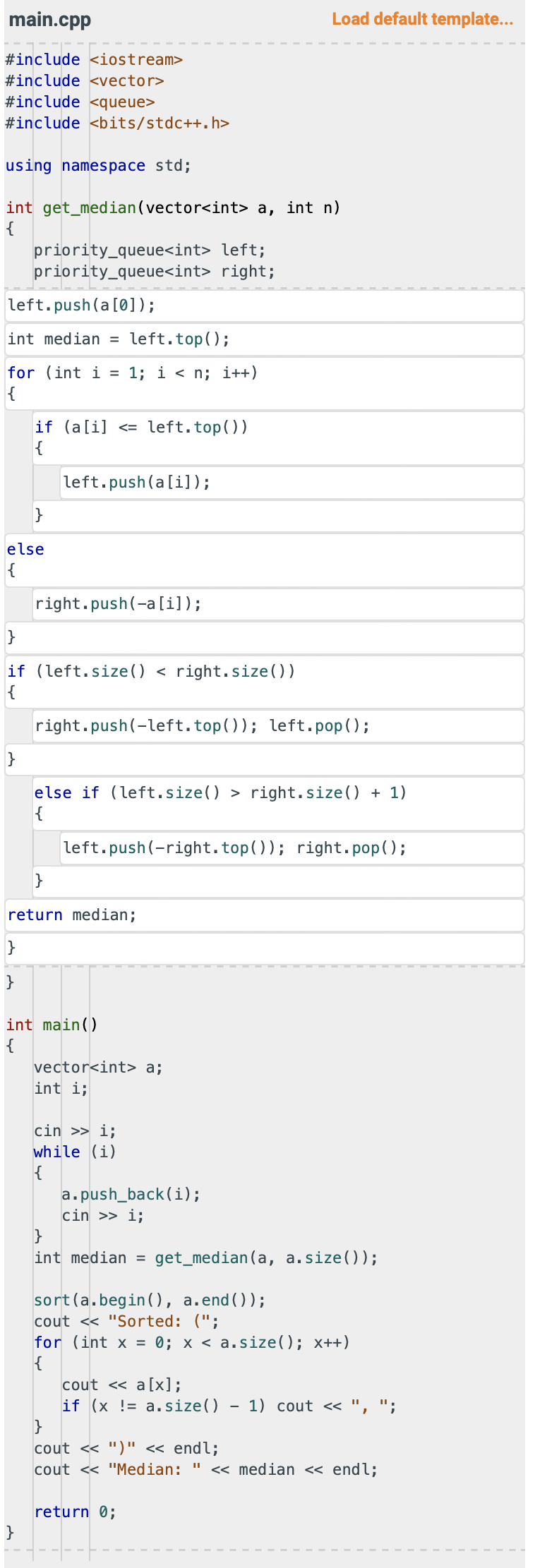 Solved Please help me fix this code. ONLY WHITE LINES ARE | Chegg.com