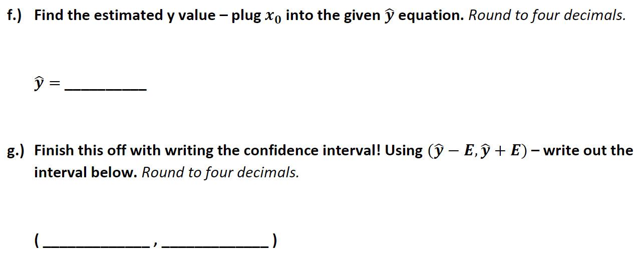 Solved #1 ) Construct a 95% prediction interval for the data | Chegg.com