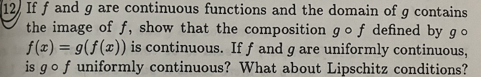 Solved 2) If f and g are continuous functions and the domain | Chegg.com