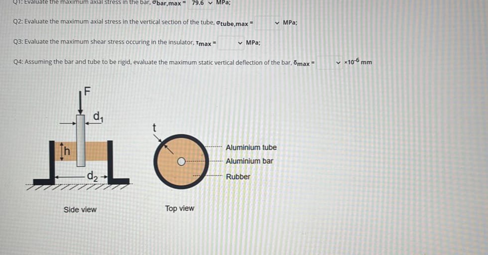 A circular shock absorber, as shown in the figure | Chegg.com
