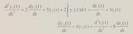Solved Using the 2-input and two-output system given in the | Chegg.com