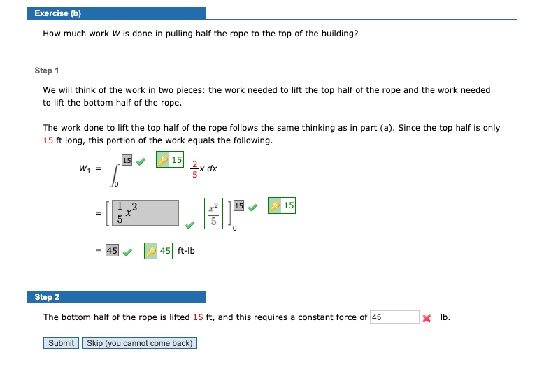 Solved A heavy rope, 30 ft long, weighs 0.4 lb/ft and hangs | Chegg.com
