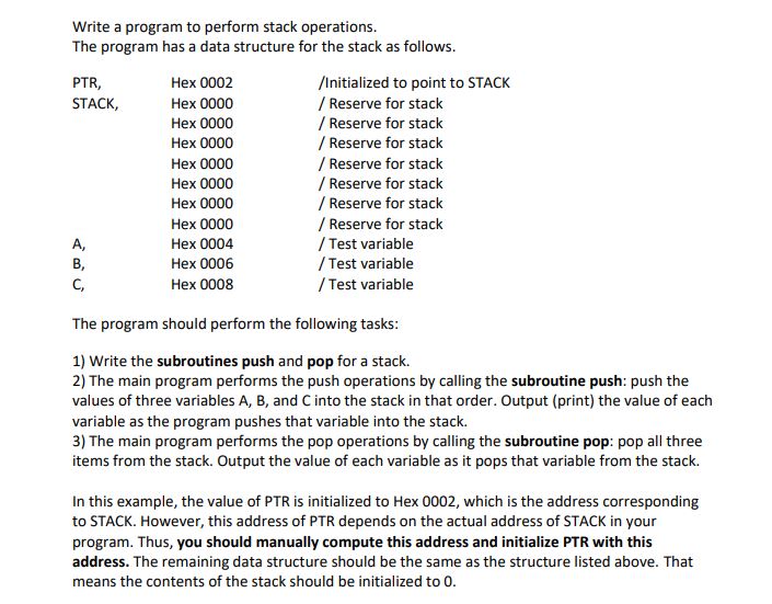 Solved PLEASE ANSWER THIS QUESTION IN MARIE | Chegg.com