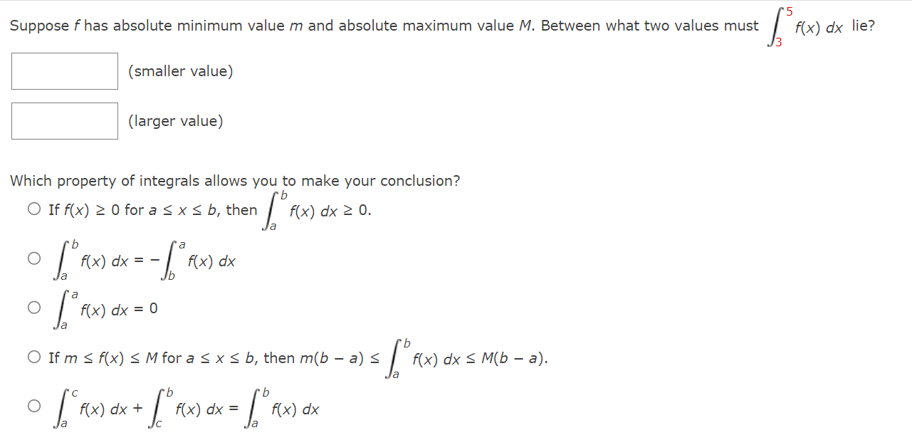Solved If ∫06f(x)dx=31 and ∫06g(x)dx=16, find | Chegg.com