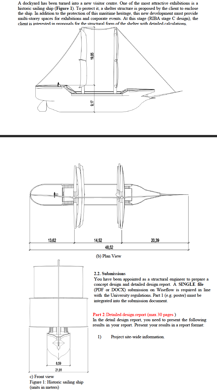 A dockyard has been turned into a new visitor centre. | Chegg.com