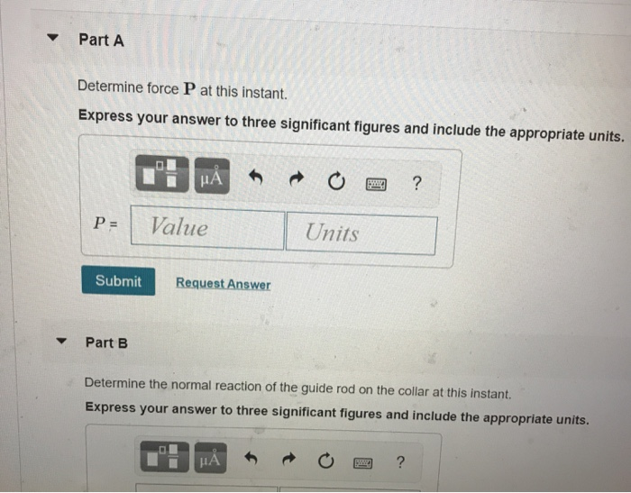 Solved The 6-kg collar A is sliding around a smooth vertical | Chegg.com
